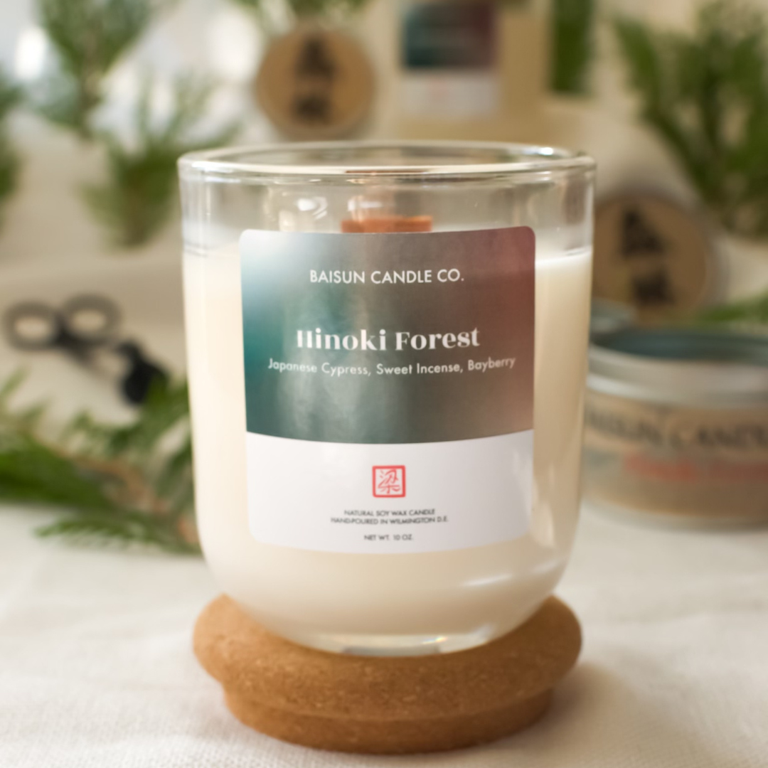 Hinoki Forest- Scented Candle – Baisun Candle Co.