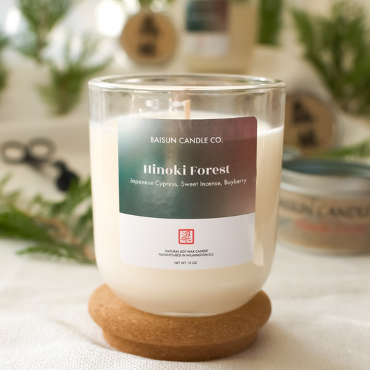 Hinoki Forest- Scented Candle – Baisun Candle Co.