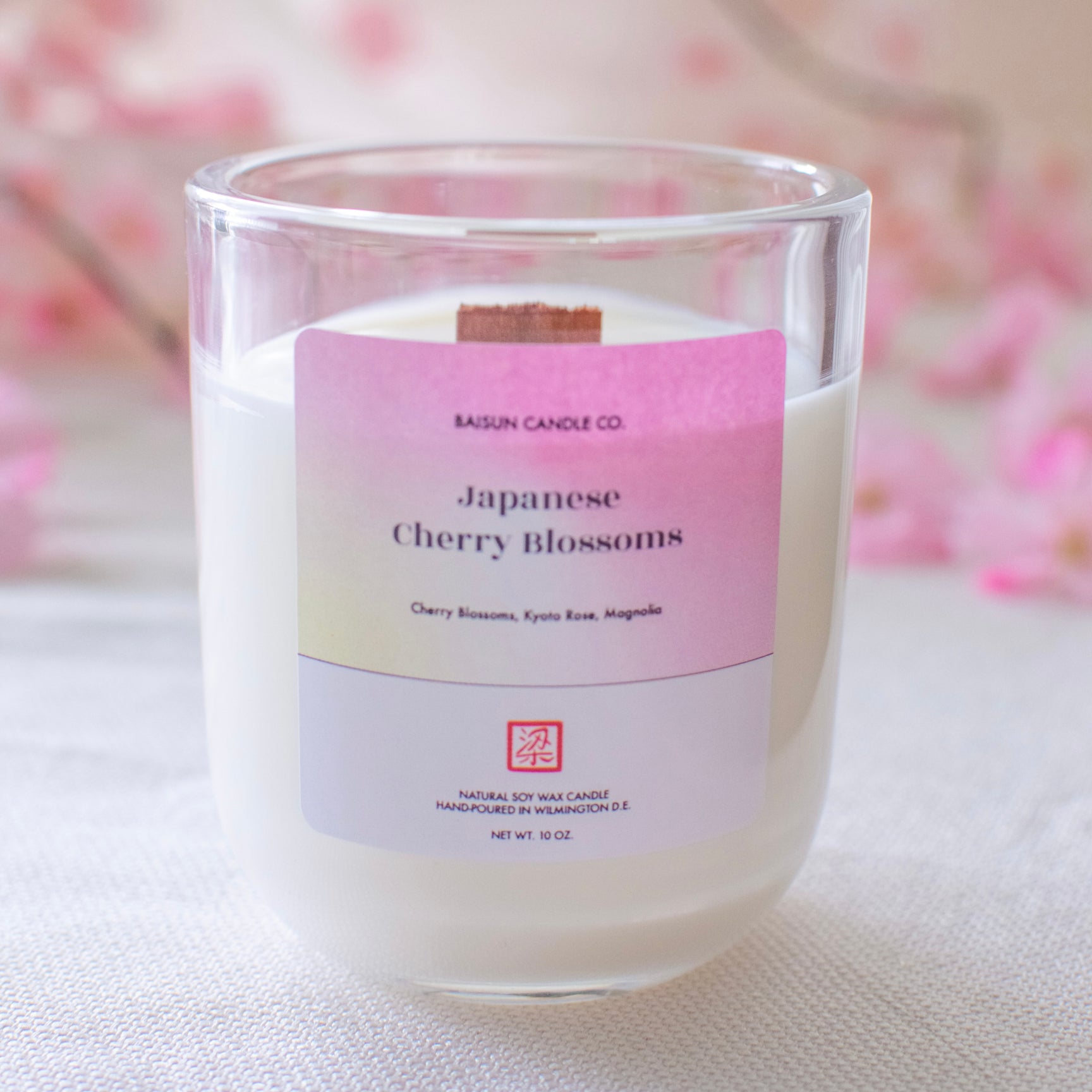 Japanese Cherry Blossoms- Scented Candle – Baisun Candle Co.
