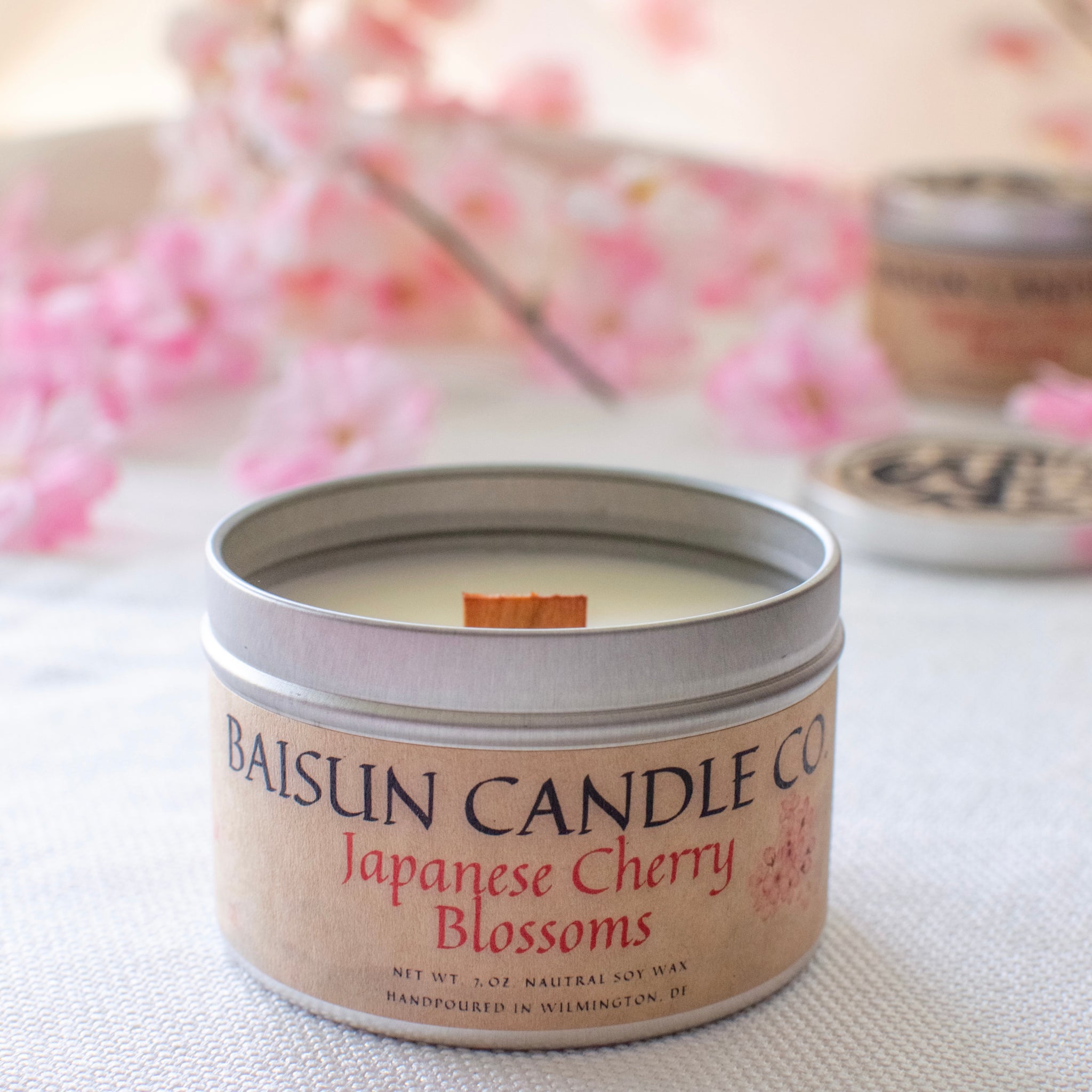 Japanese Cherry Blossoms- Scented Candle – Baisun Candle Co.