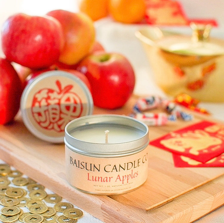 Lunar Apples- Scented Candle – Baisun Candle Co.